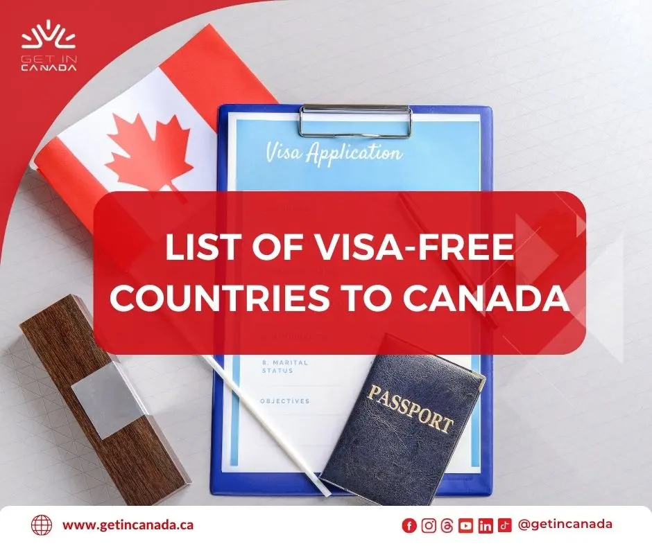 List of Countries are visa free to Canada | Get In Canada