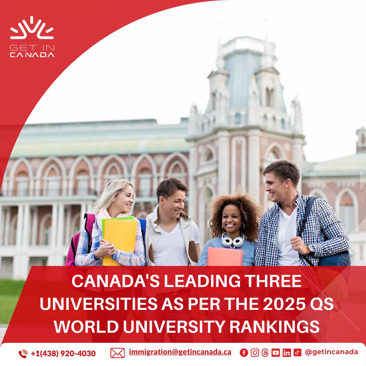 Canada’s leading three universities for 2025 | Get In Canada