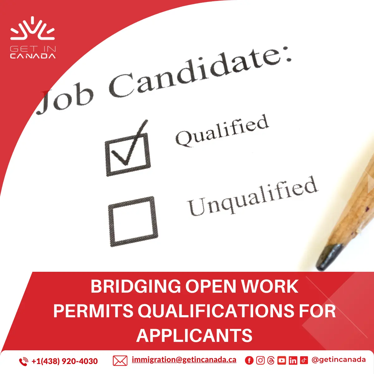 Bridging Open Work permits qualifications | Get In Canada Bridging Open Work permits qualifications | Get In Canada