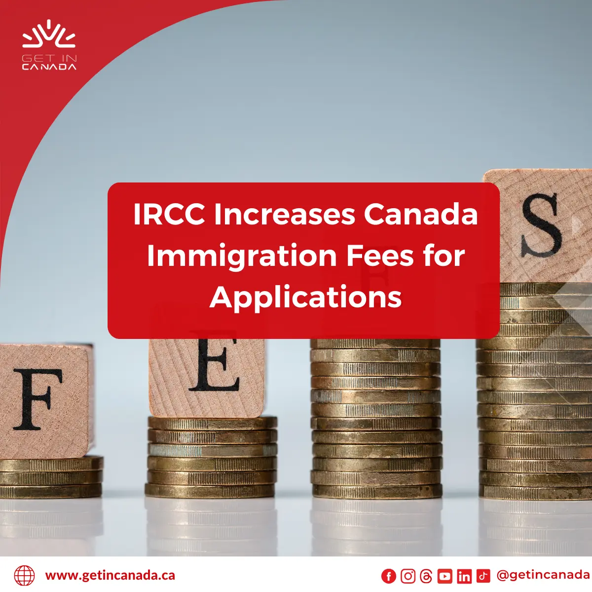 IRCC increases Canada Immigration fees | Get In Canada